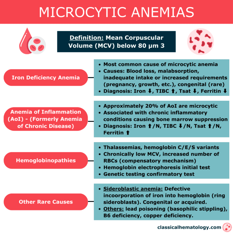 Causes and Classification of Anemias - Classical hematology