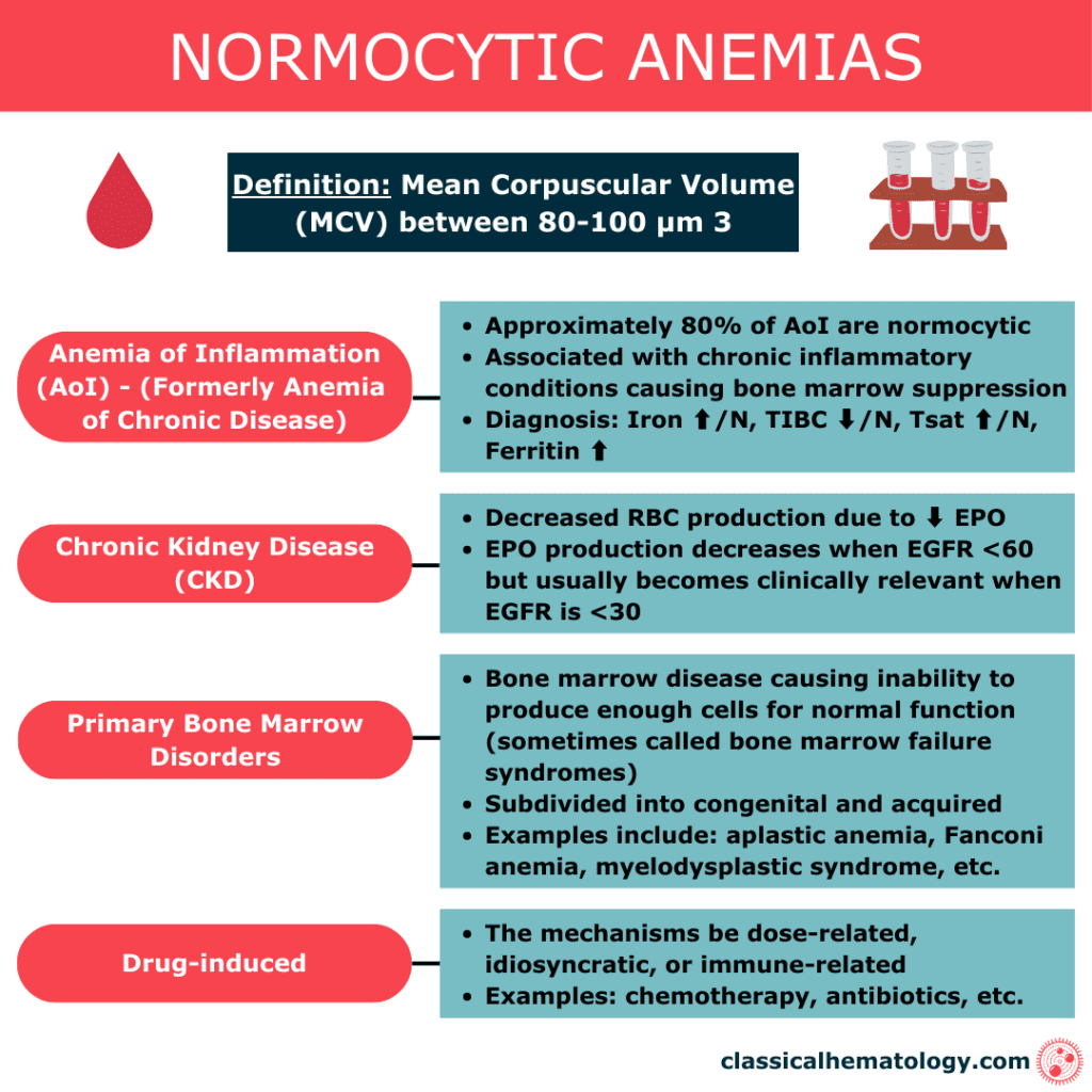 Causes and Classification of Anemias - Classical hematology