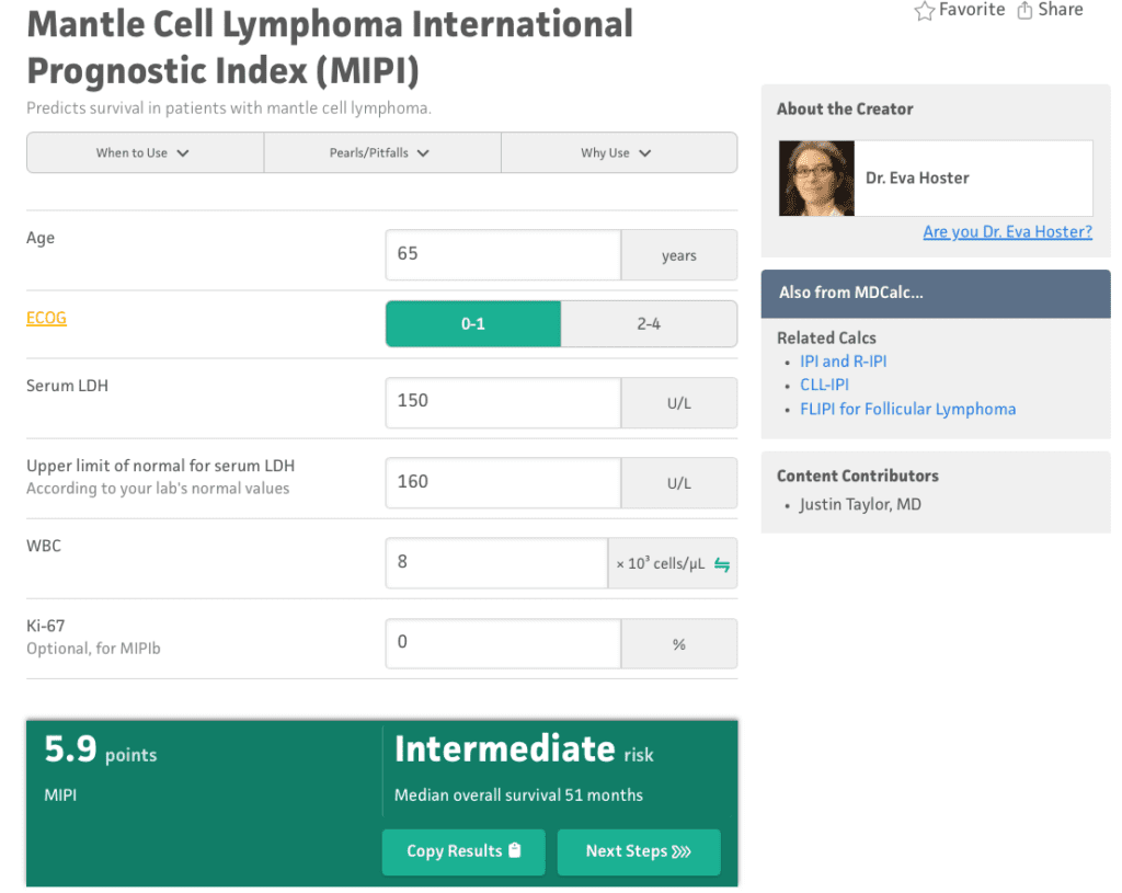 Prognostic Clinical Tools (Risk Stratification) in Lymphomas ...